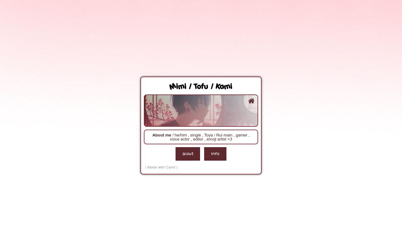 Jay / Mimi / Kasa's carrd :3